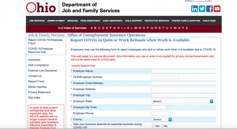 Ohio Unemployment Insurance Benefits Guide 2026